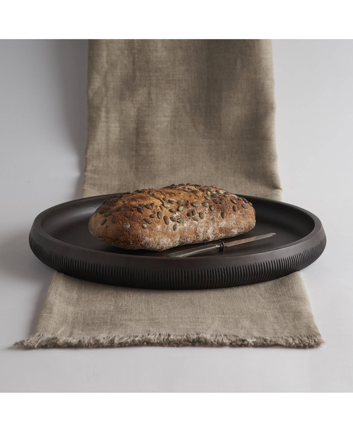 Click here for The Collective  Chiseled Leila Large Tray - Natura... prices