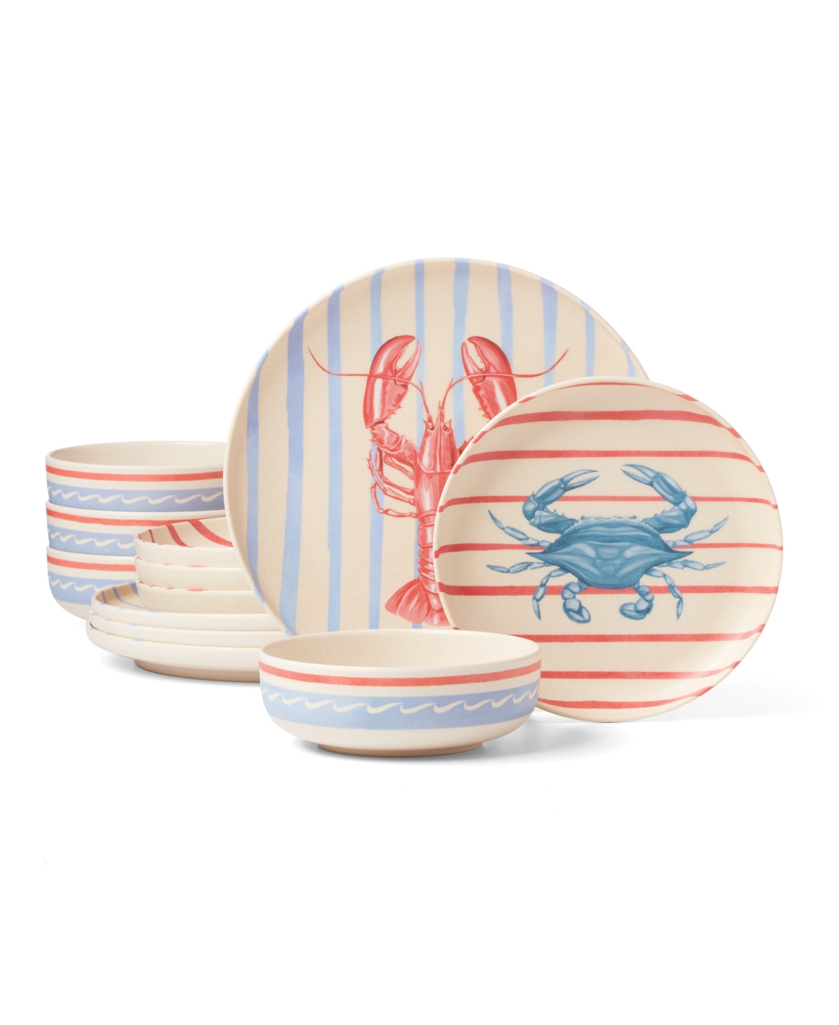 Click here for Oneida 24 Seven Melamine Wharfside 12-Piece Dinner... prices