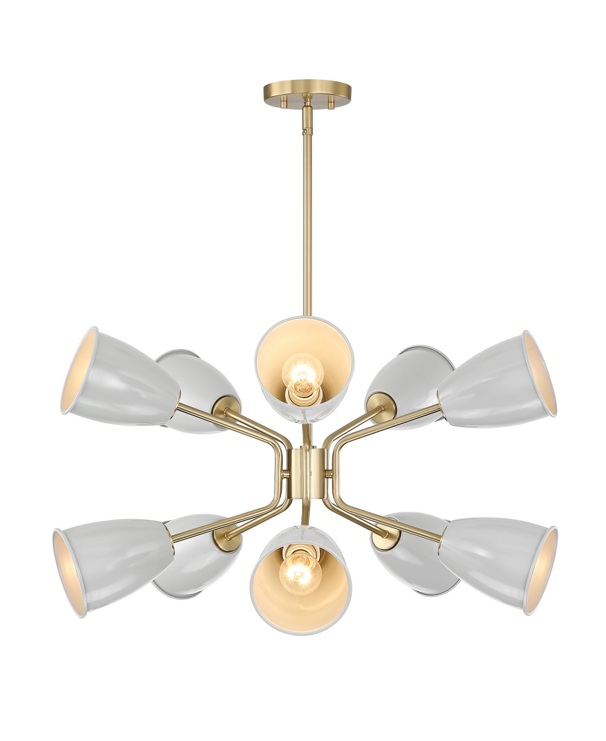 Click here for Designers Fountain Biba 28.5 Metal 10-Light Chande... prices