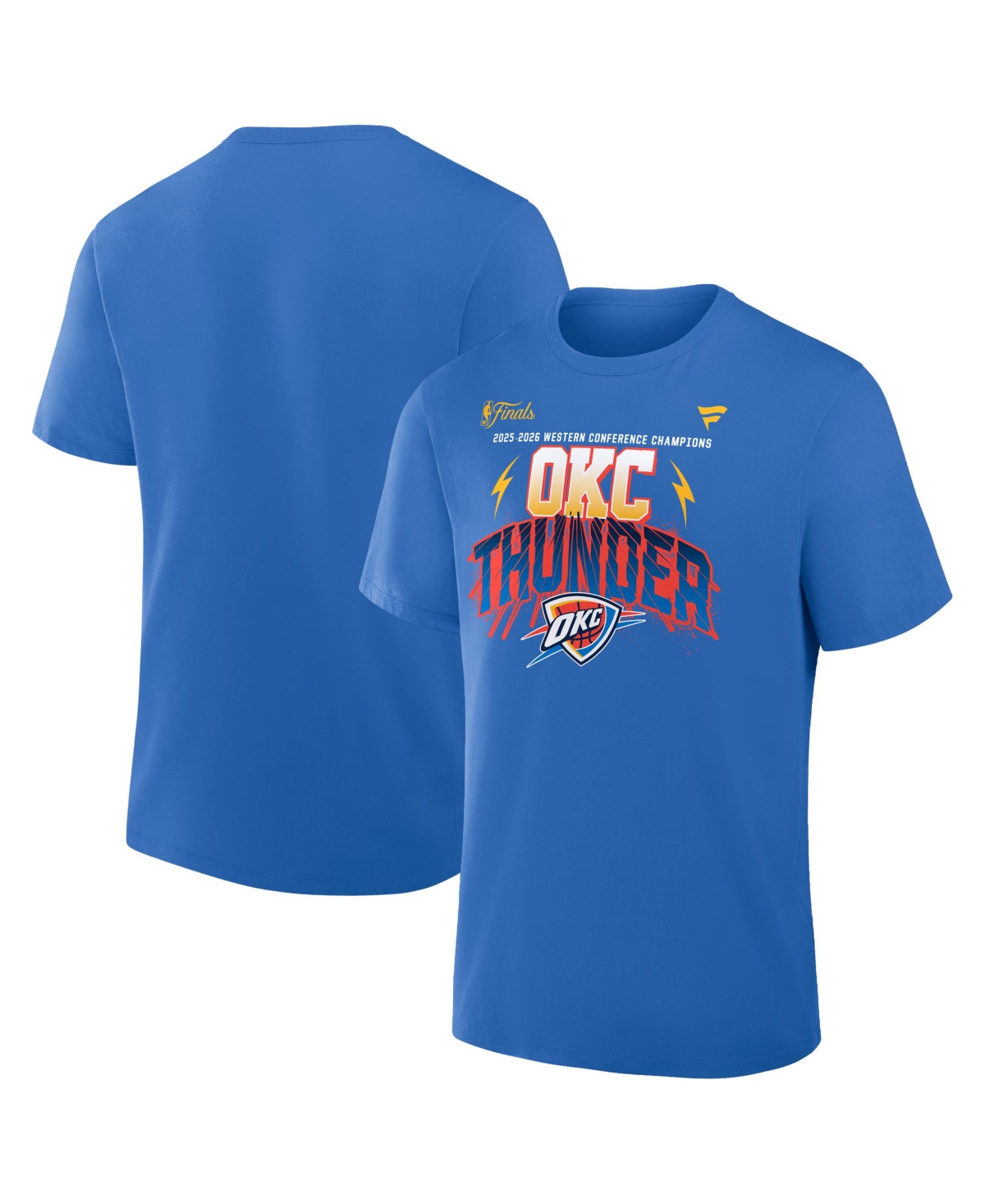 Click here for Fanatics Mens Blue Oklahoma City Thunder 2026 West... prices