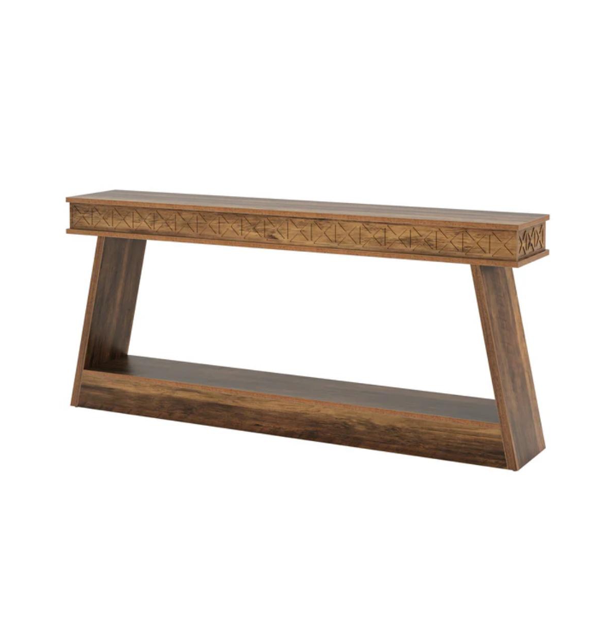 Click here for Slickblue 70.8 Farmhouse Console Table with Shelve... prices