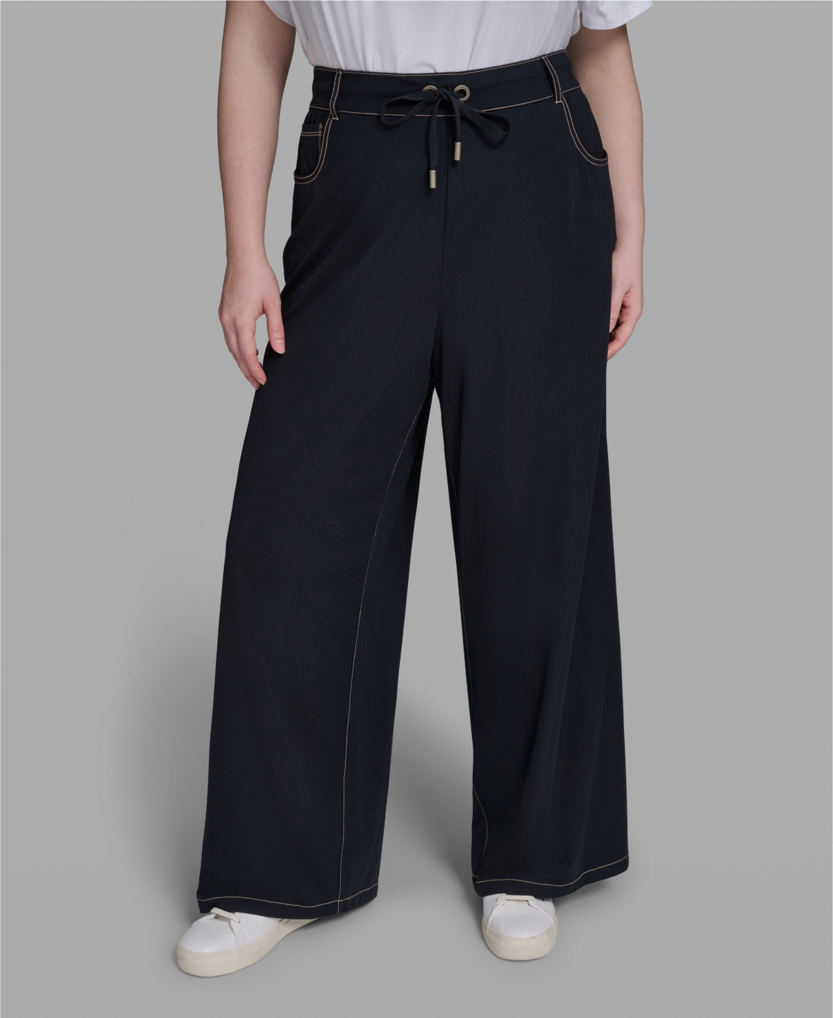 Click here for Karl Lagerfeld Paris Womens High-Waist Knit Flared... prices