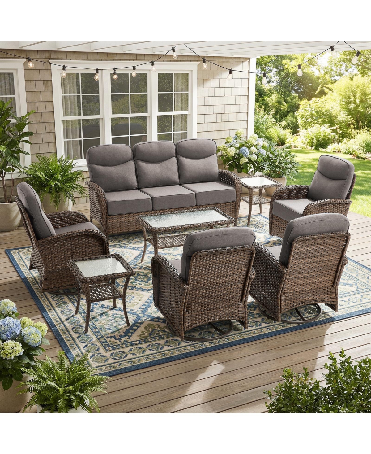 Click here for Pocassy Patio Furniture Set with Cushion  Outdoor... prices