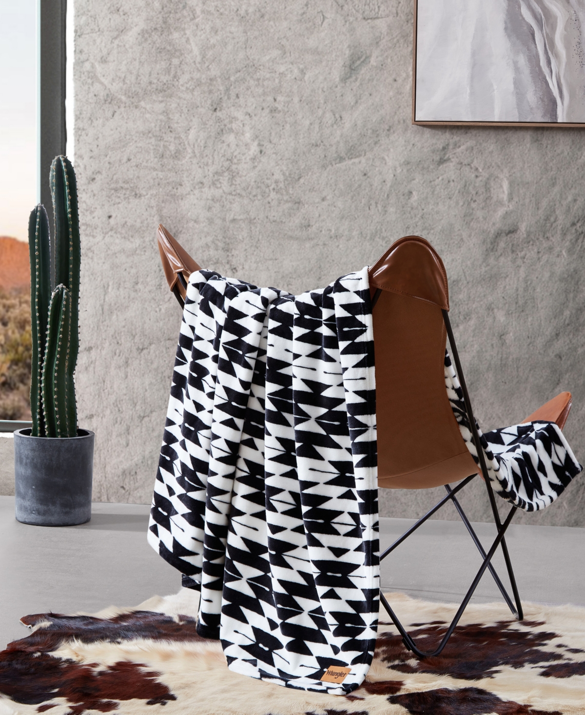 Click here for Wrangler Navajo Ultra Soft Plush Fleece Reversible... prices