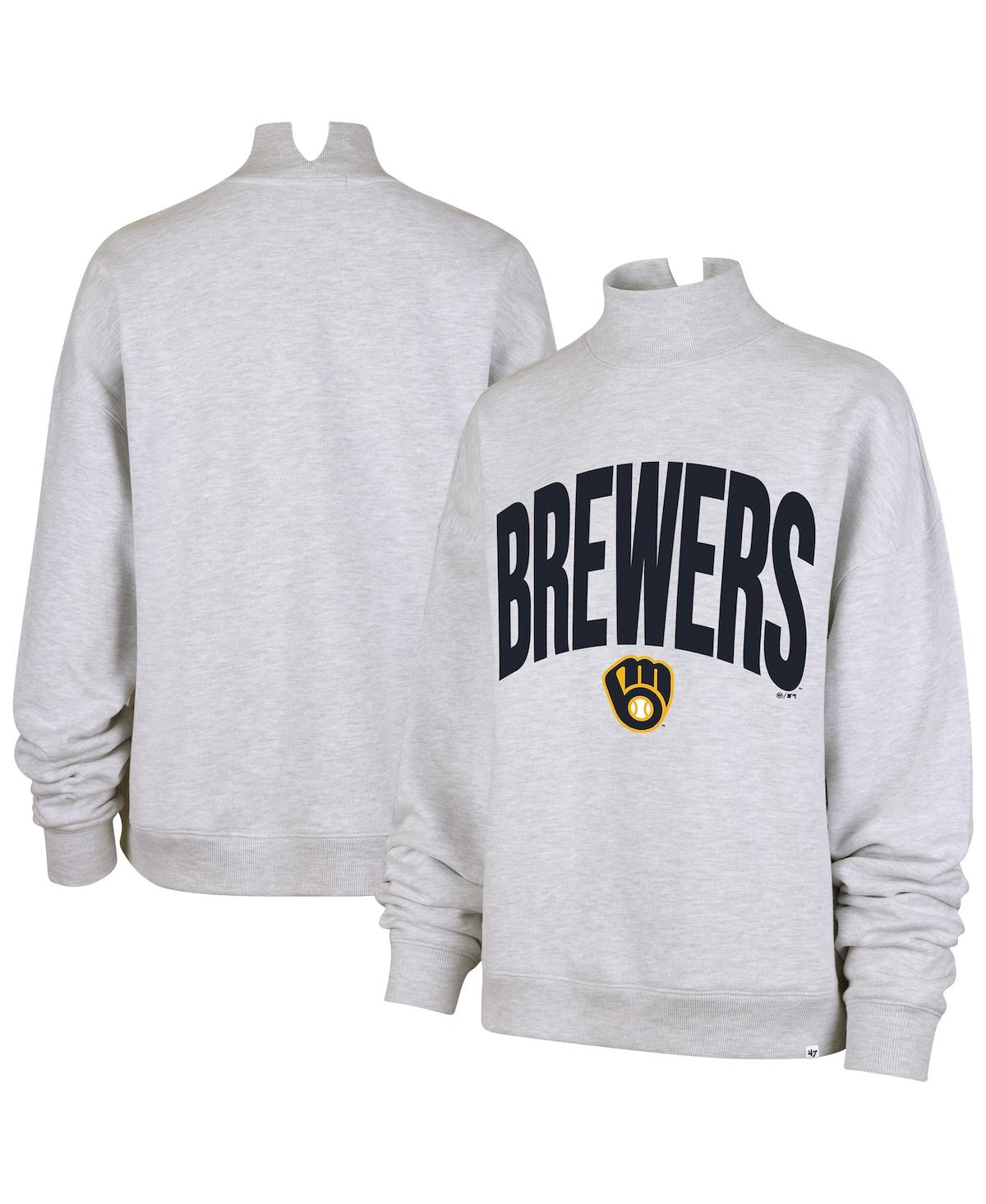 Click here for 47 Brand Womens Heather Gray Milwaukee Brewers Sub... prices
