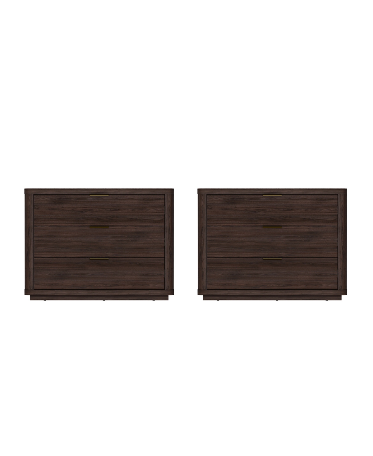 Click here for Manhattan Comfort Evelyn 2-Piece 32 3-Drawer Night... prices