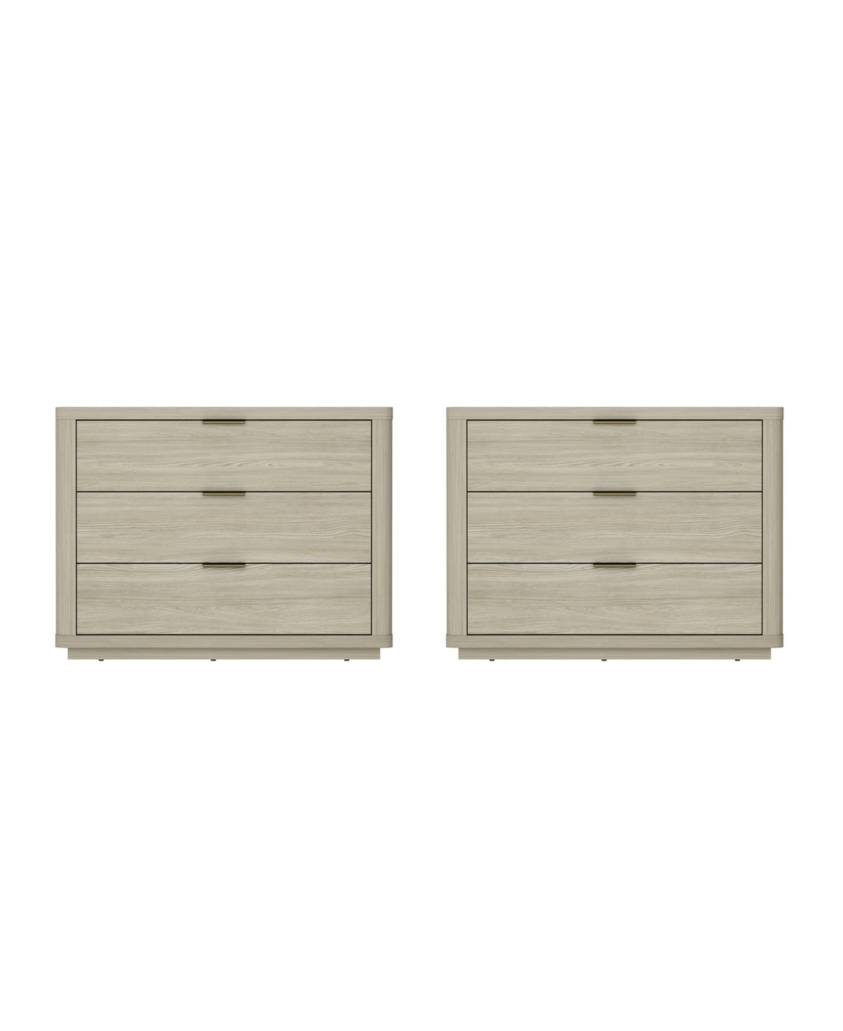 Click here for Manhattan Comfort Evelyn 2-Piece 32 3-Drawer Night... prices