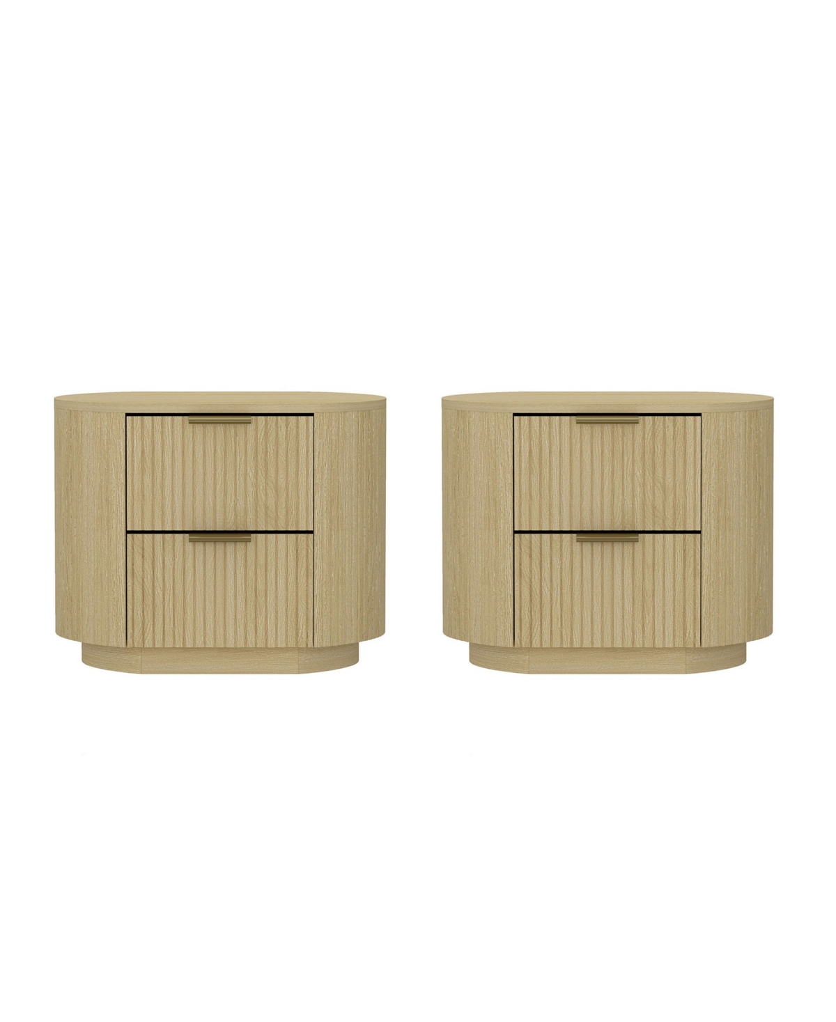 Click here for Manhattan Comfort Olivia 2-Piece 27 2-Drawer Night... prices