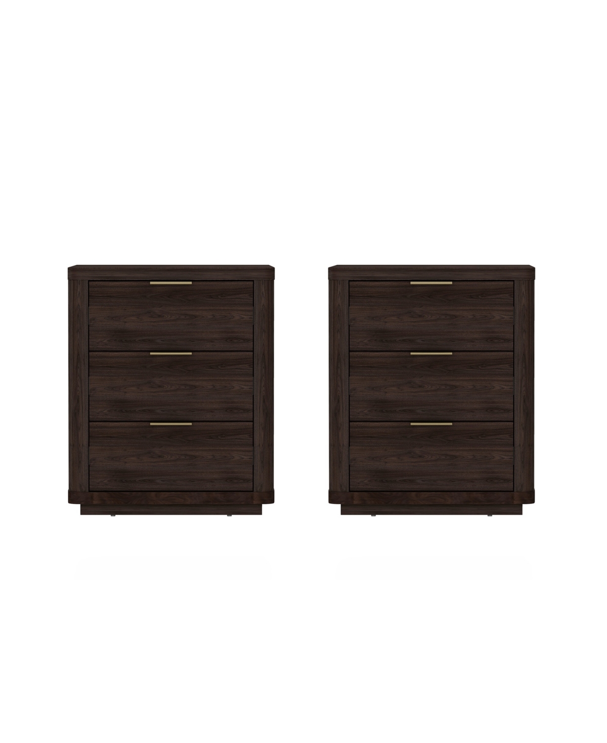 Click here for Manhattan Comfort Evelyn 2-Piece 20 3-Drawer Night... prices