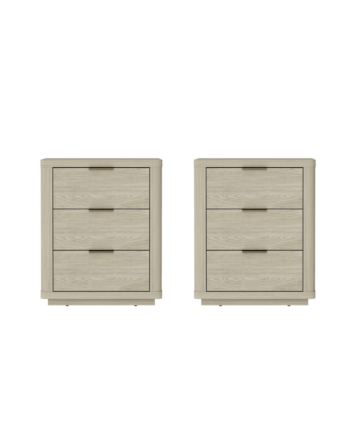 Click here for Manhattan Comfort Evelyn 2-Piece 20 3-Drawer Night... prices