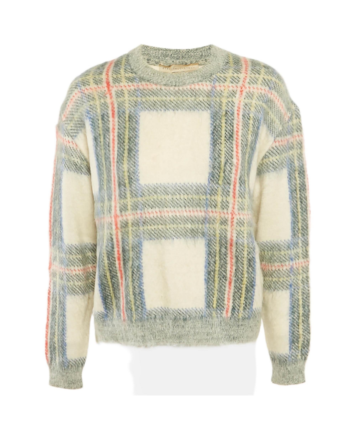 Click here for Pre-Owned Stella Mccartney Womens Plaid Mohair Swe... prices