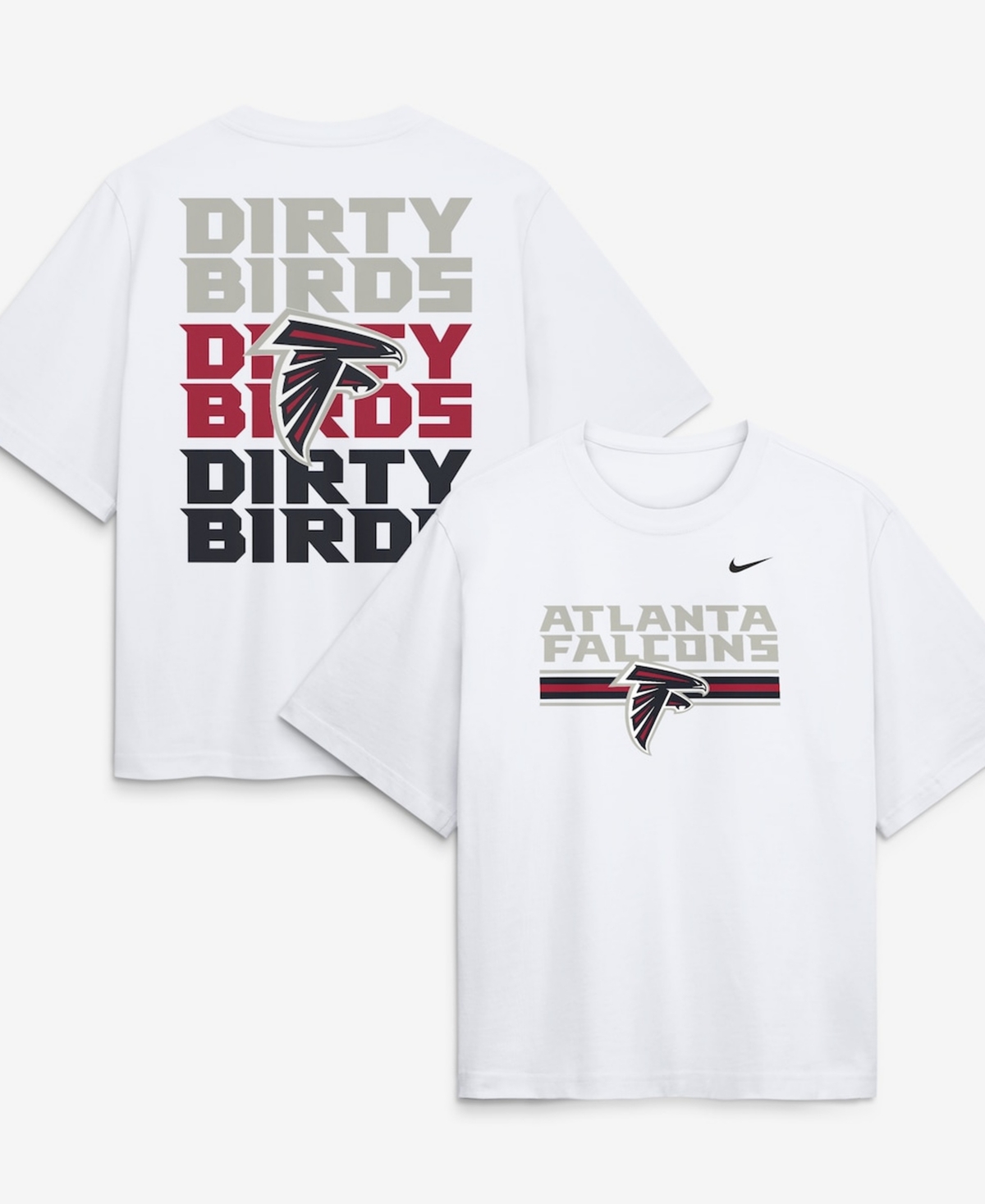 Click here for Nike Womens White Atlanta Falcons Redesign Boxy T-... prices