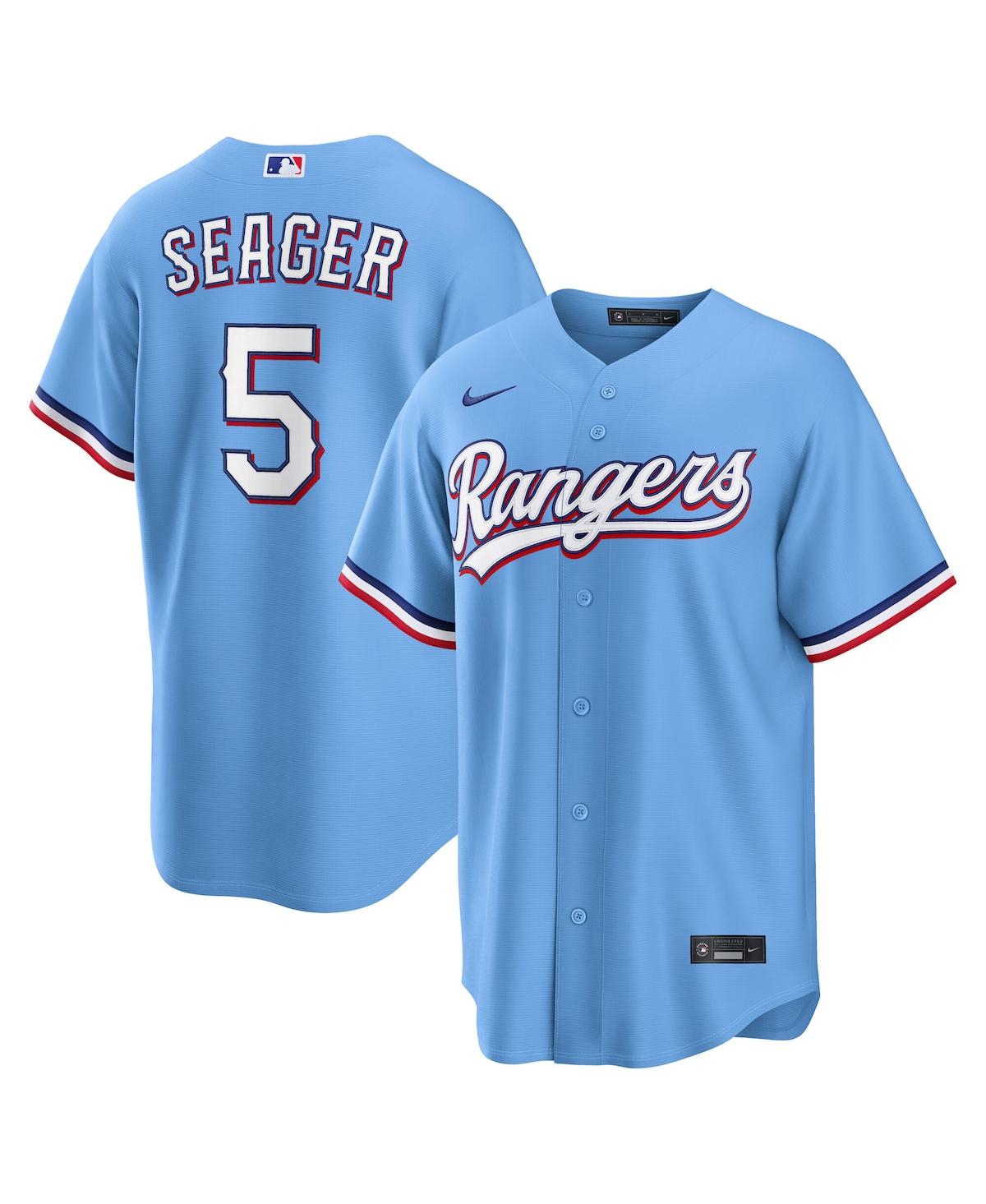 Click here for Nike Mens Corey Seager Light Blue Texas Rangers Al... prices