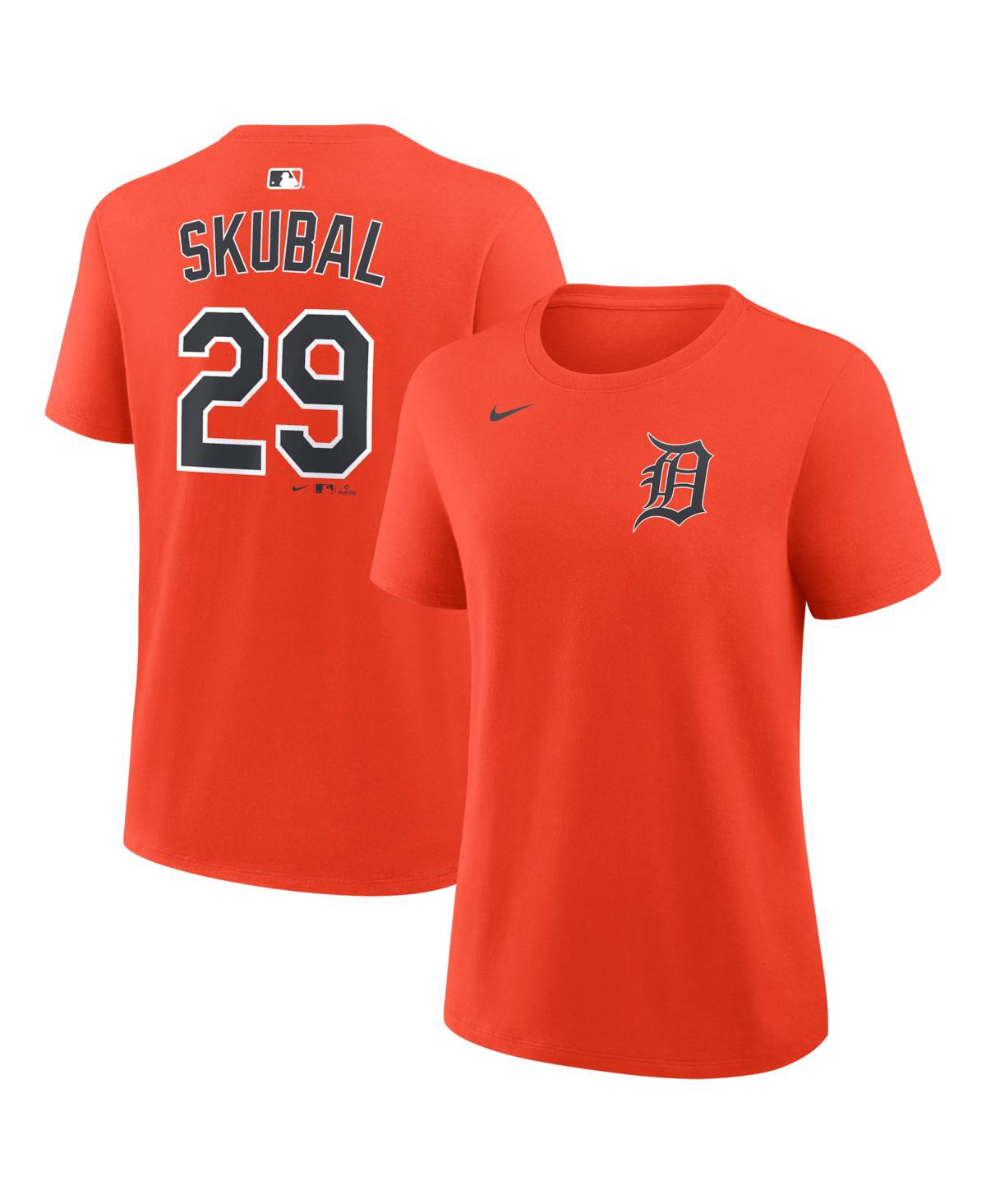 Click here for Nike Womens Tarik Skubal Orange Detroit Tigers Nam... prices