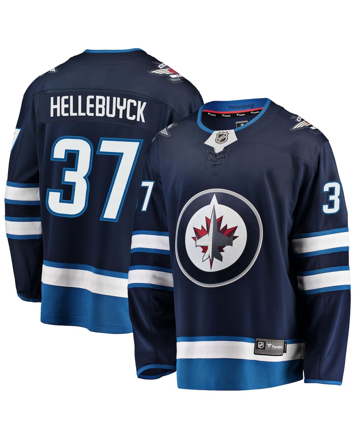 Click here for Fanatics Mens Connor Hellebuyck Navy Winnipeg Jets... prices