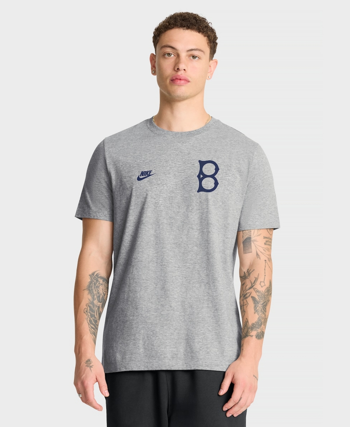 Click here for Nike Mens Heather Gray Brooklyn Dodgers Cooperstow... prices
