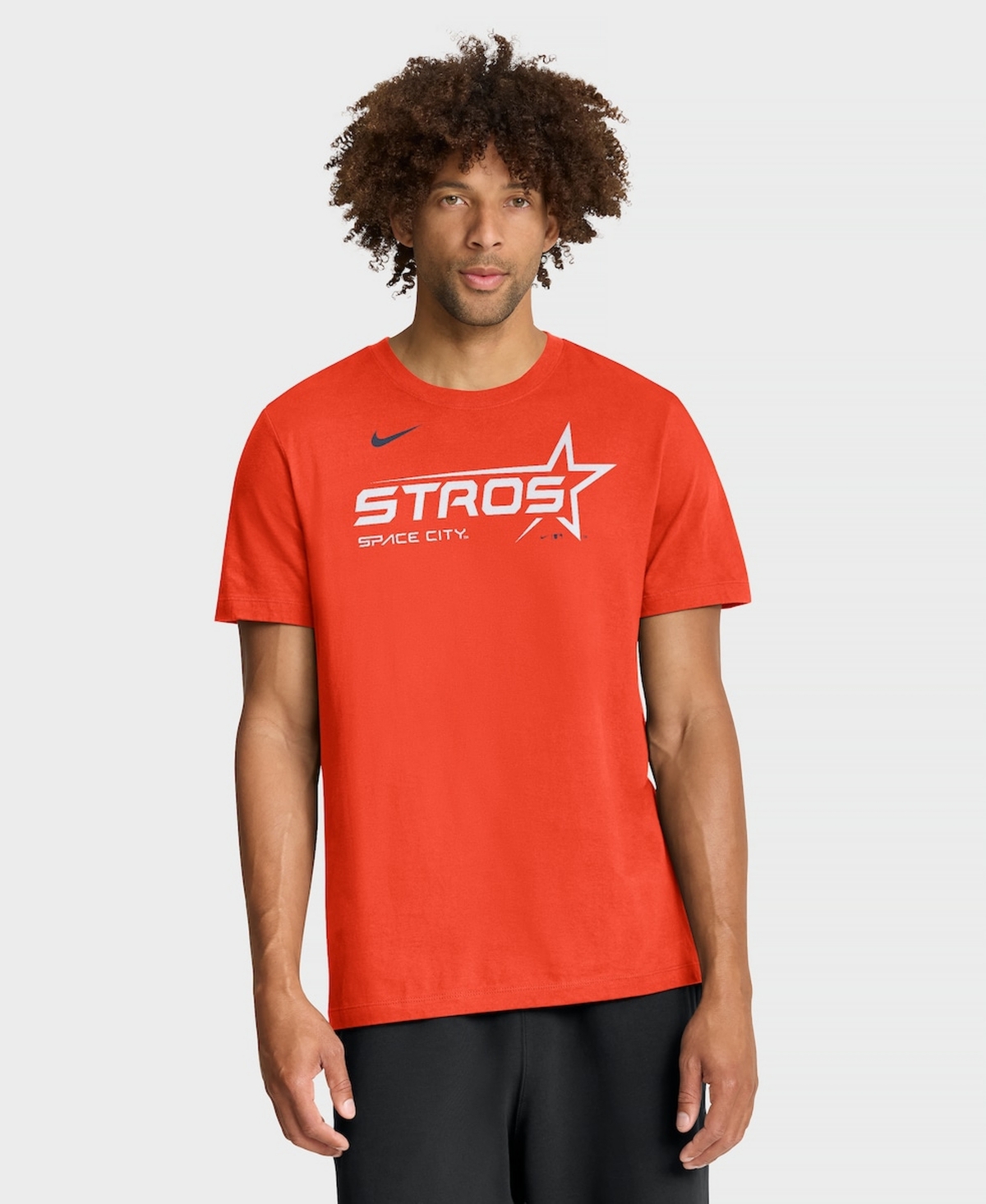 Click here for Nike Mens Orange Houston Astros City Connect Wordm... prices