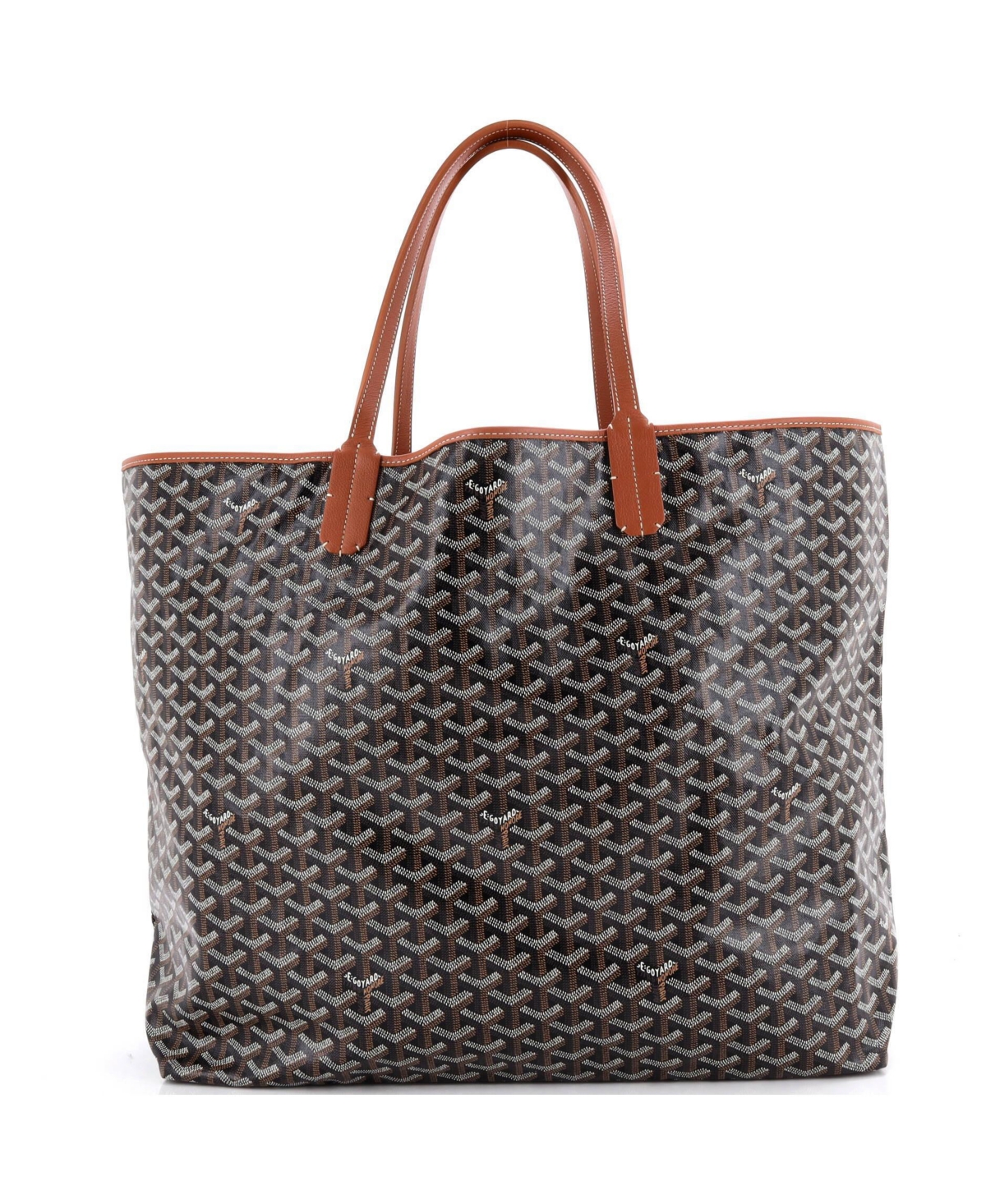 Click here for Pre-Owned Goyard Xxl Saint Louis Tote Coated Canva... prices