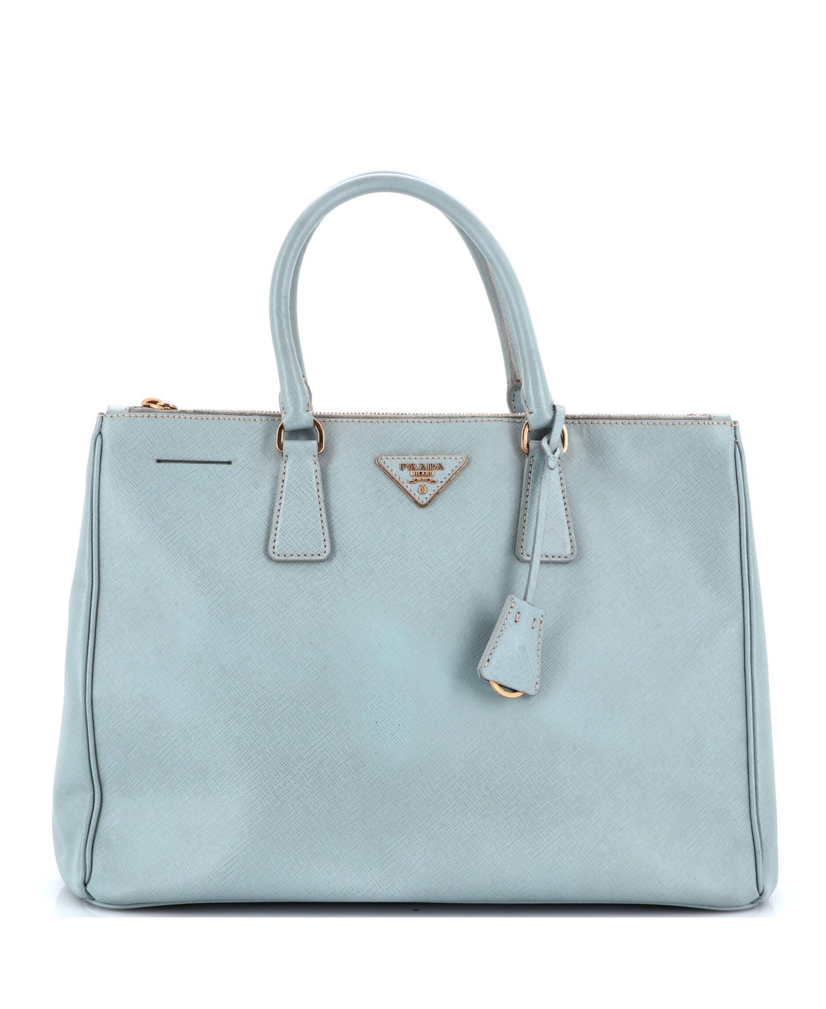Click here for Pre-Owned Prada Large Double Zip Lux Tote Saffiano... prices