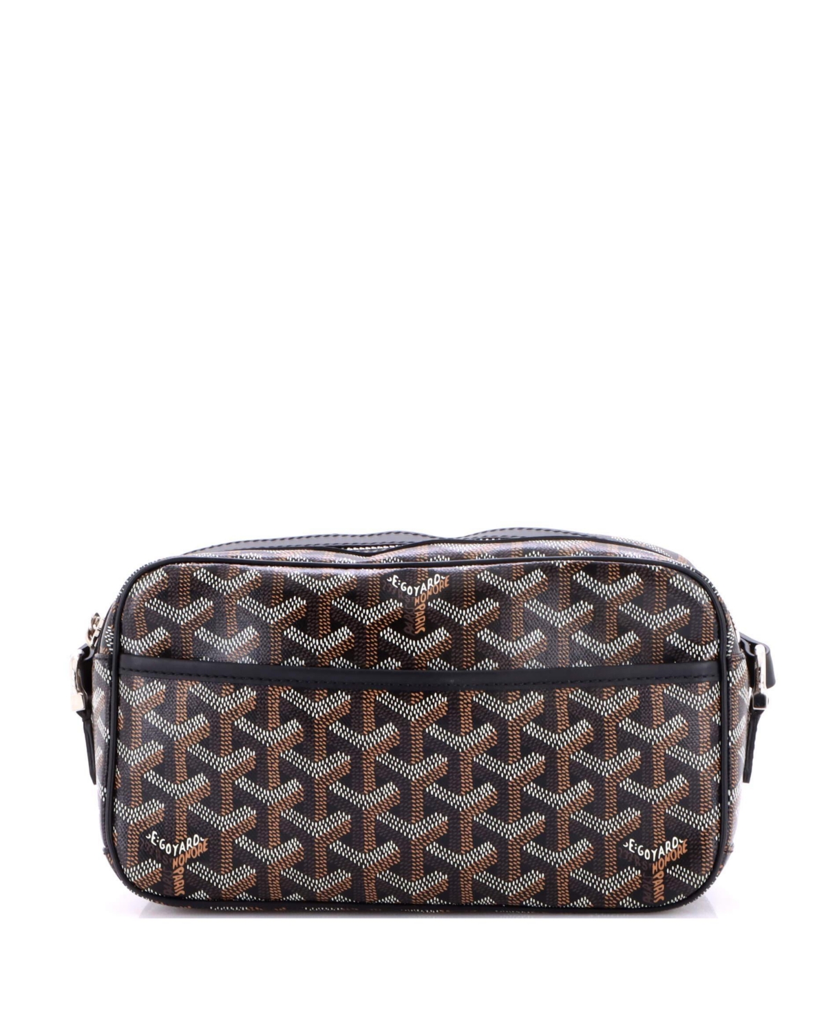 Click here for Pre-Owned Goyard Cap Vert Bag Coated Canvas - Blac... prices