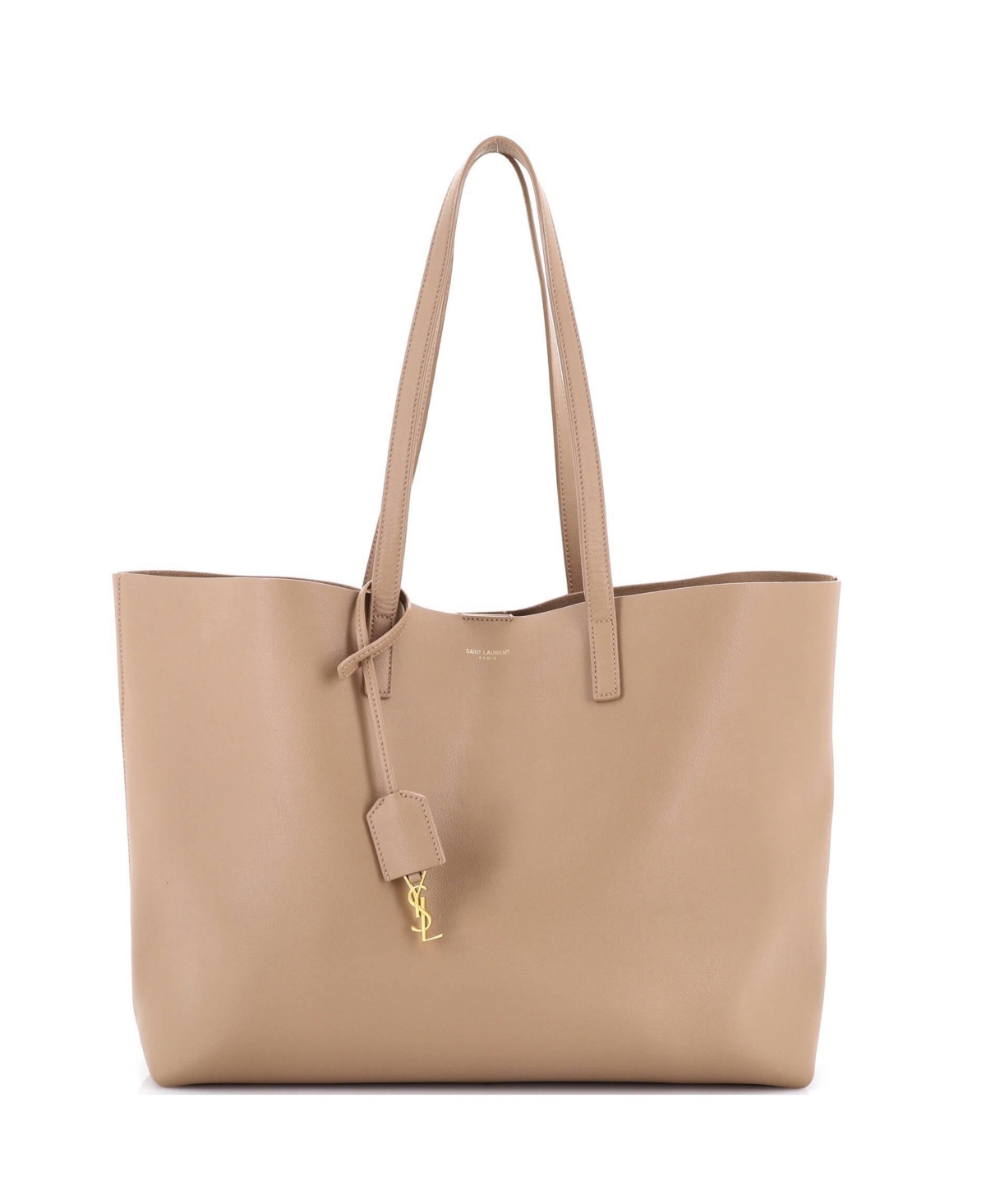 Click here for Pre-Owned Saint Laurent Large Shopper Tote Leather... prices