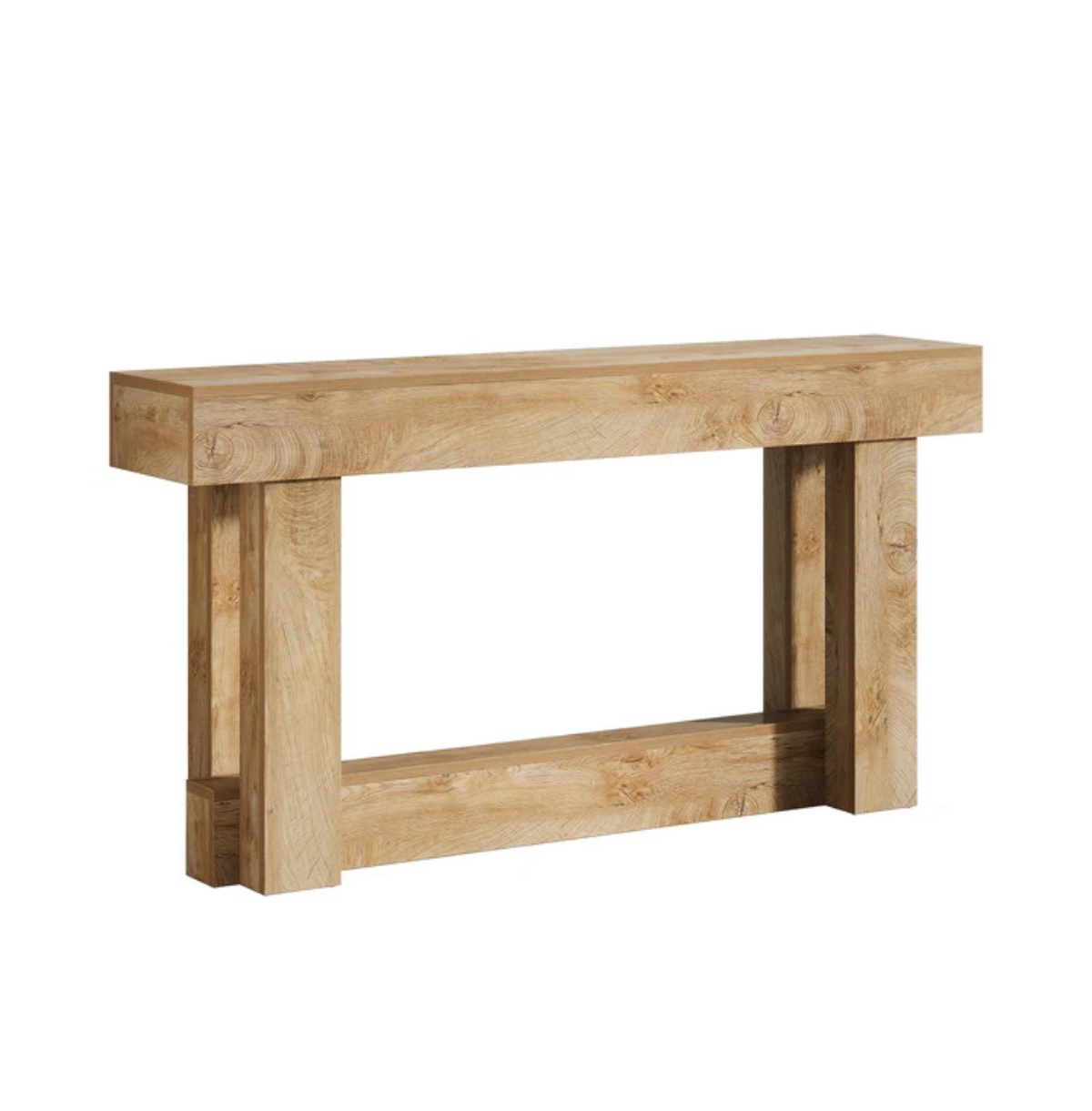 Click here for Slickblue 2-Tier Farmhouse Entryway Console Table... prices
