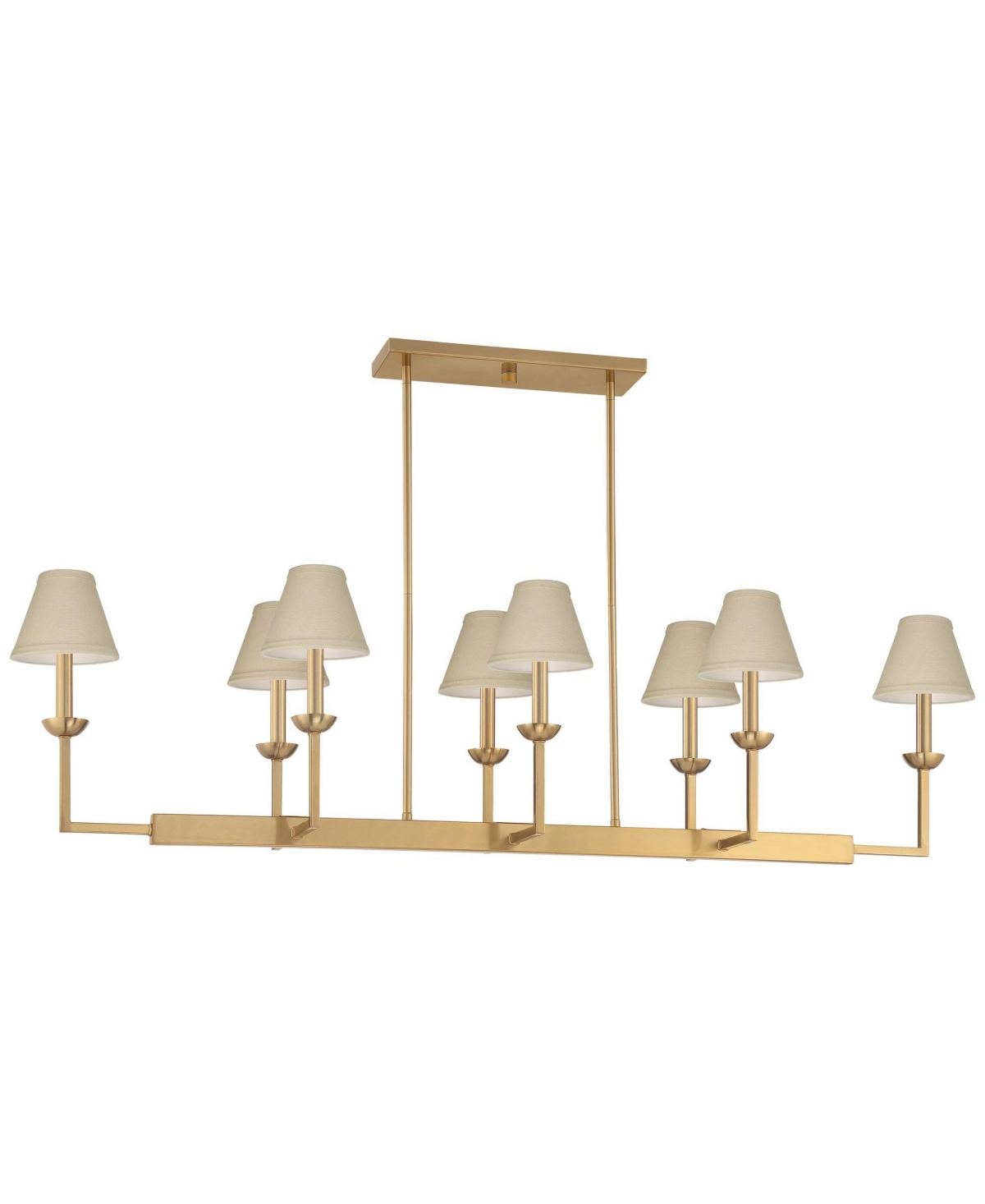 Click here for Possini Euro Design Kime 50inch W 8-Light Island C... prices