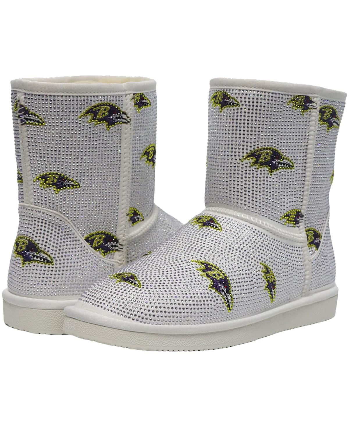 Click here for Cuce Womens Baltimore Ravens Logo Pull on Ankle Bo... prices