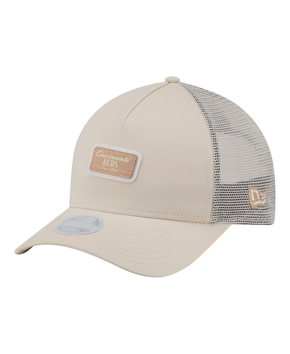 Click here for New Era Womens Light Beige Cincinnati Reds Tonal P... prices