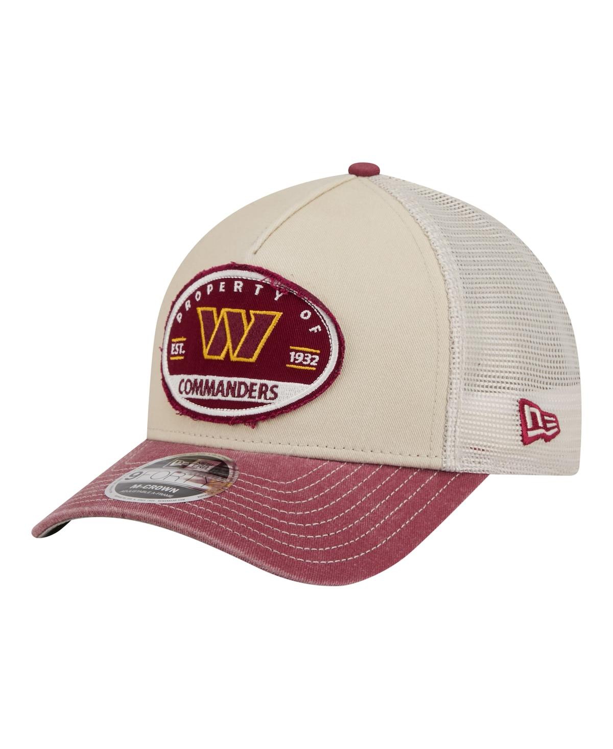 Click here for New Era Mens Natural Washington Commanders Frayed... prices
