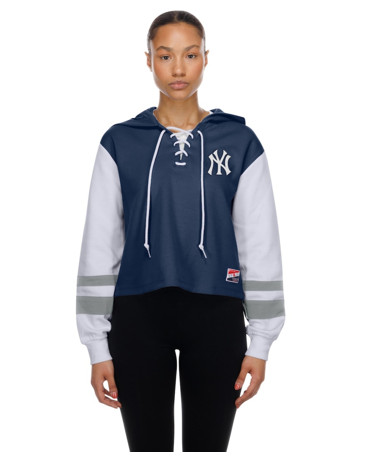 Click here for New Era Womens Navy New York Yankees Boxy Lace-Up... prices