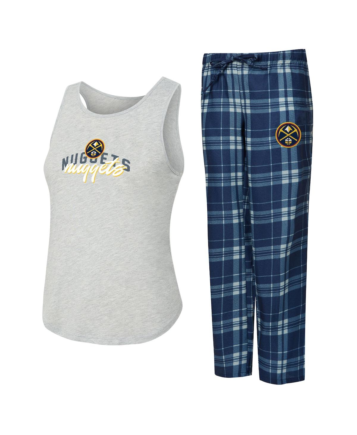 Click here for Concepts Sport Womens Navy/Heather Gray Denver Nug... prices