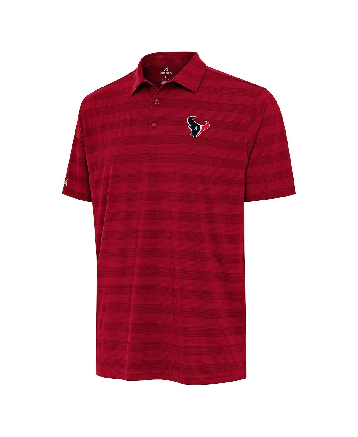 Click here for Antigua Mens Red Houston Texans Tunnel Polo Shirt... prices