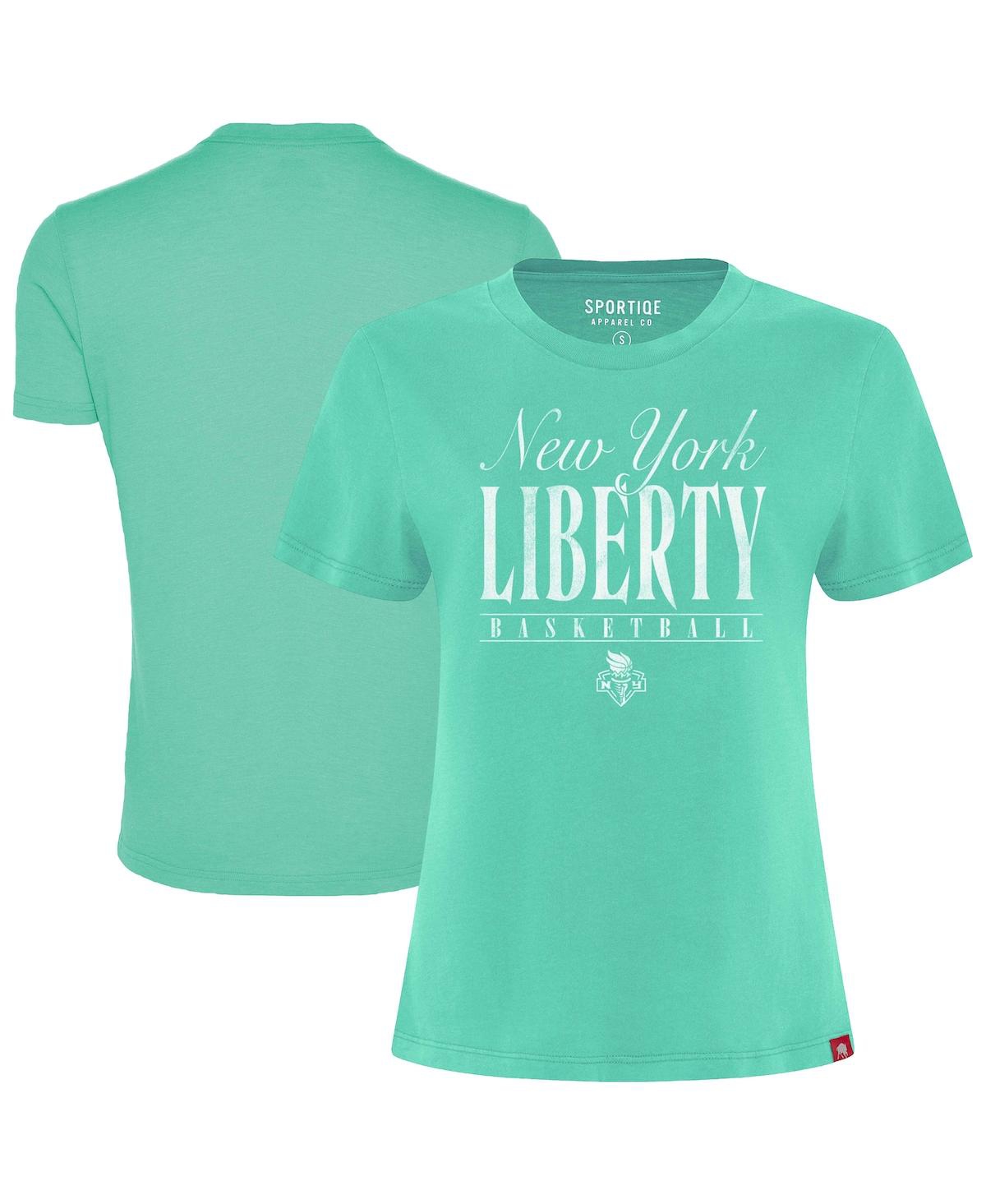 Click here for Sportiqe Womens Mint New York Liberty Arcadia T-Sh... prices