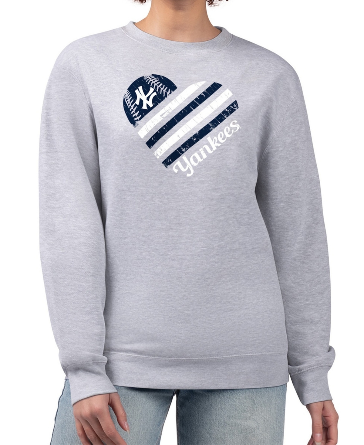 Click here for G-iii 4Her by Carl Banks Womens Heather Gray New Y... prices