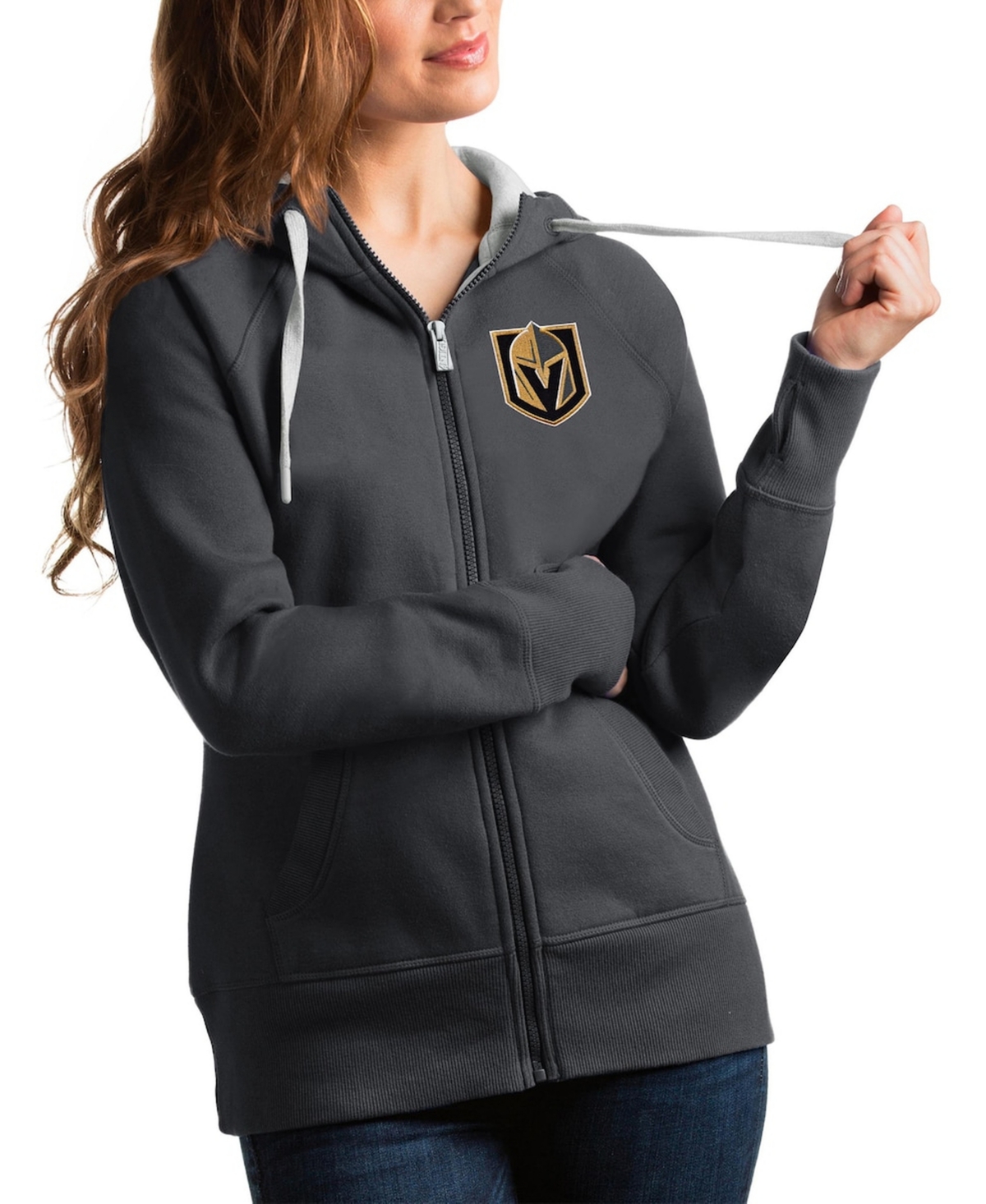 Click here for Antigua Womens Charcoal Vegas Golden Knights Victo... prices