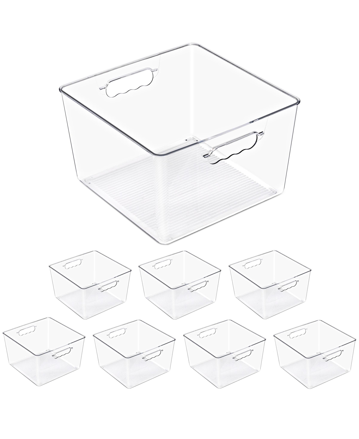 Click here for Sorbus 8 Pack Large Square Stackable Storage Bins... prices