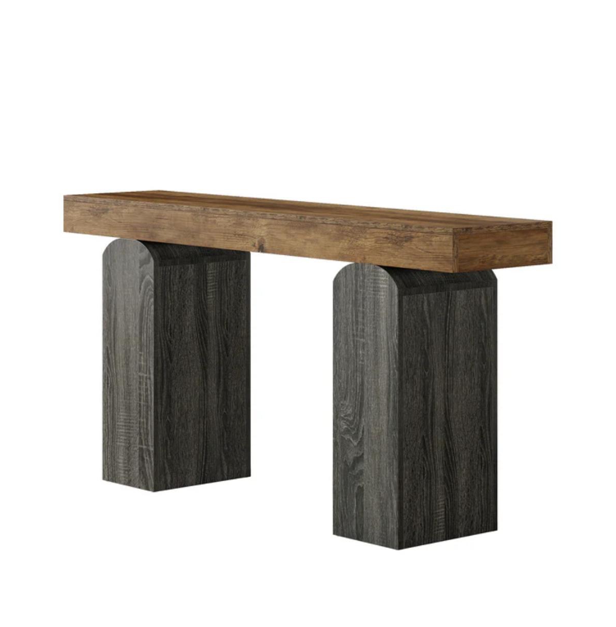 Click here for SlickblueFarmhouse Entryway Console Table with 2 A... prices