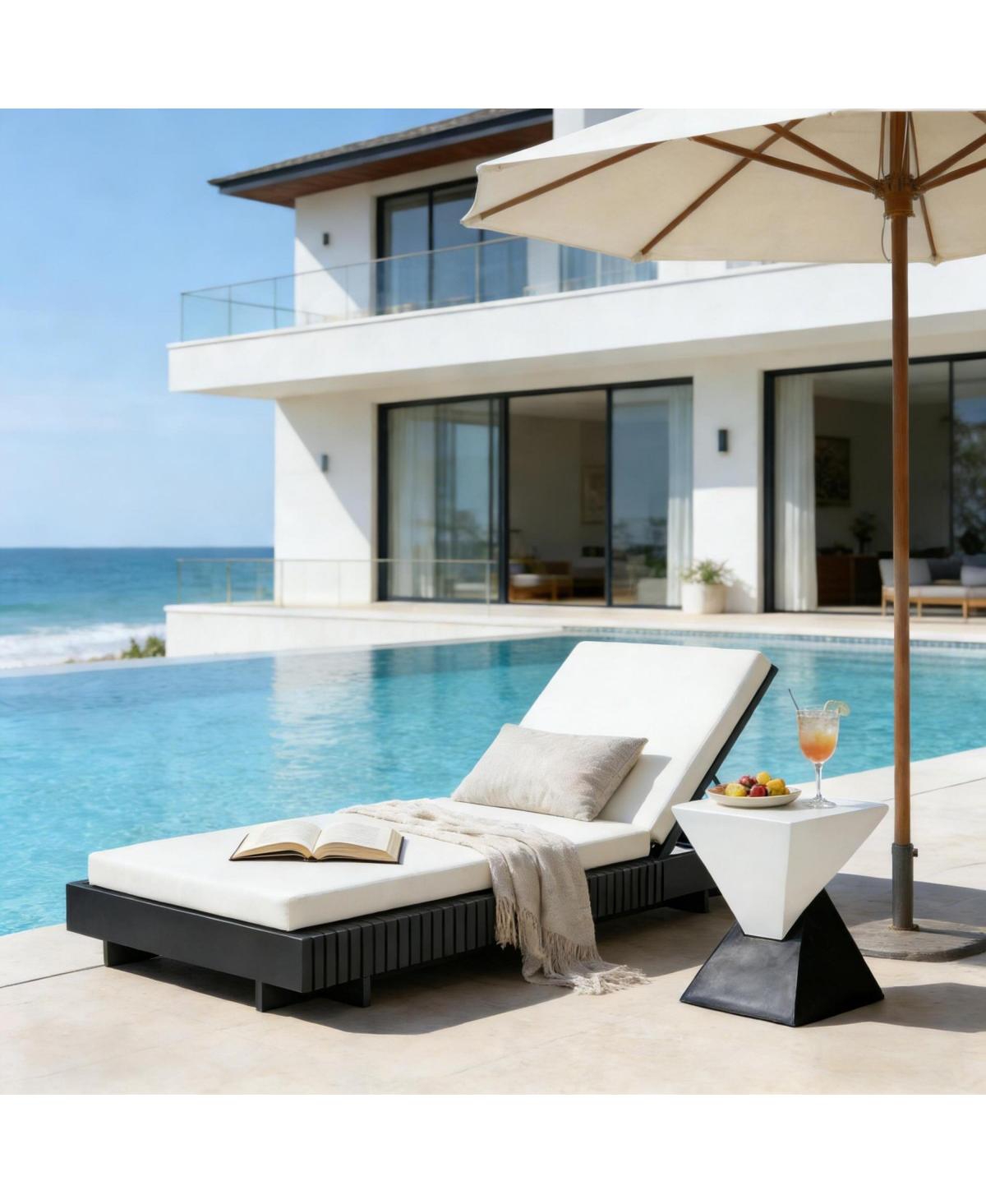 Click here for Asagikoiai Modern Adjustable Pool Chaise Lounge Ch... prices