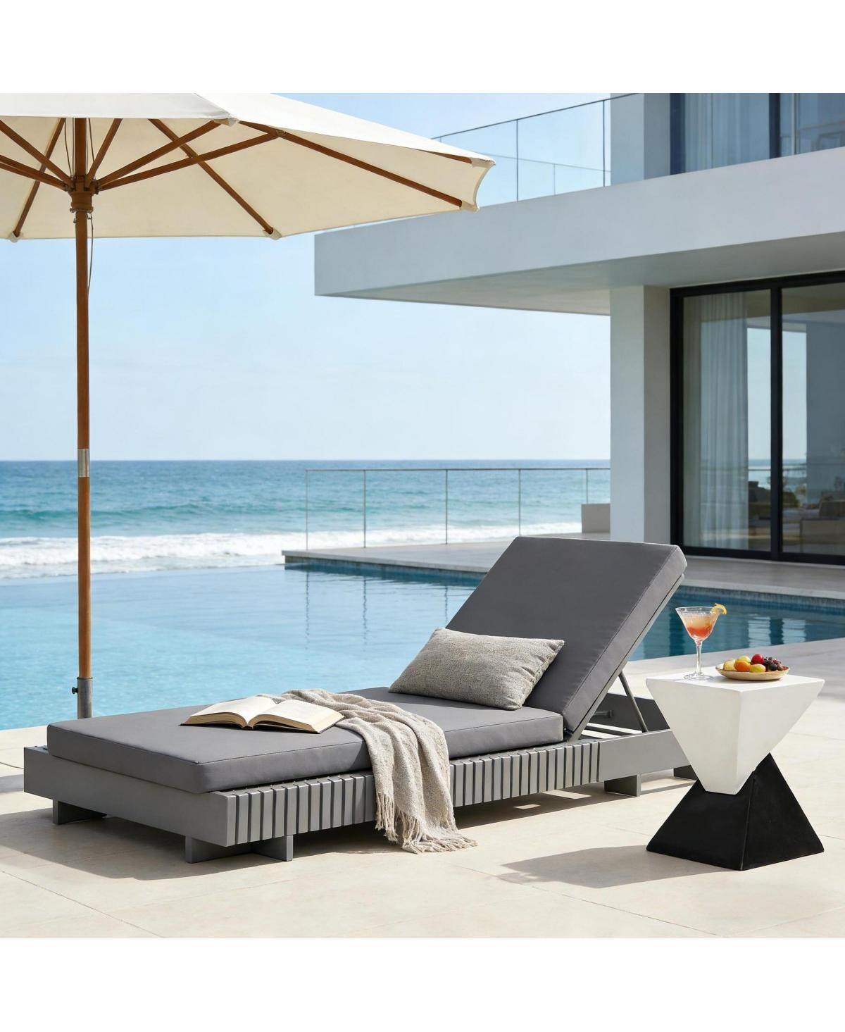 Click here for Asagikoiai Modern Adjustable Pool Chaise Lounge Ch... prices