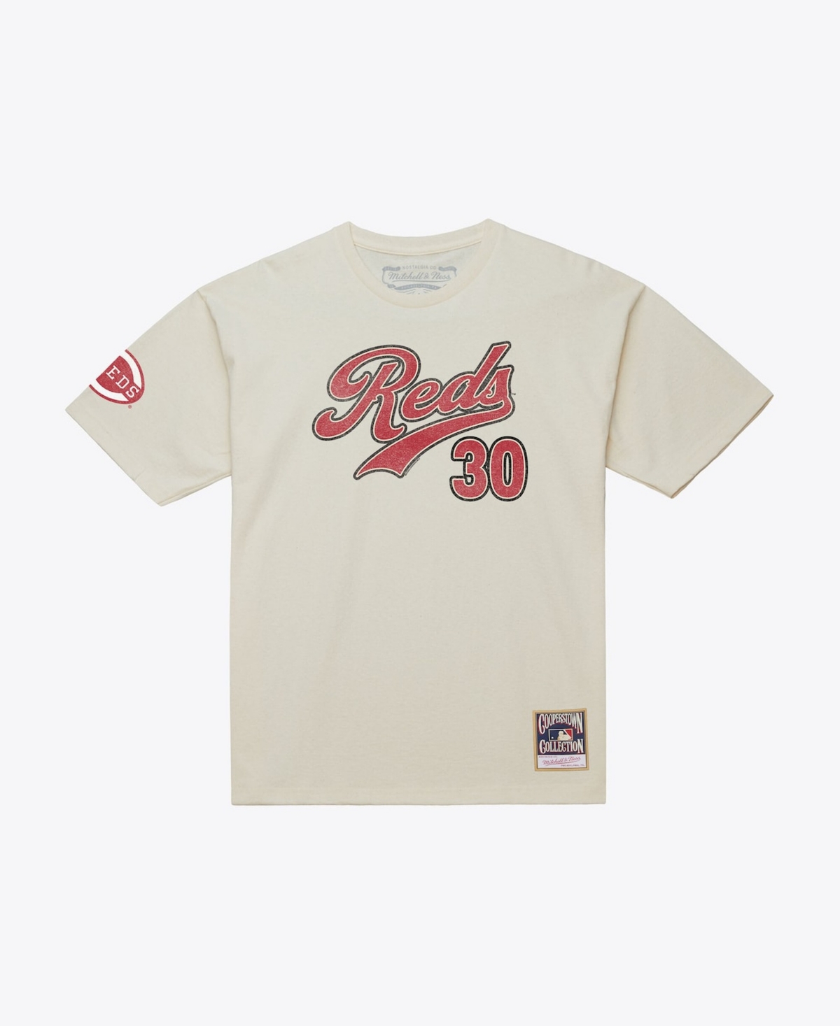 Click here for Mitchell & Ness Mens Ken Griffey Jr. Cream Cincinn... prices