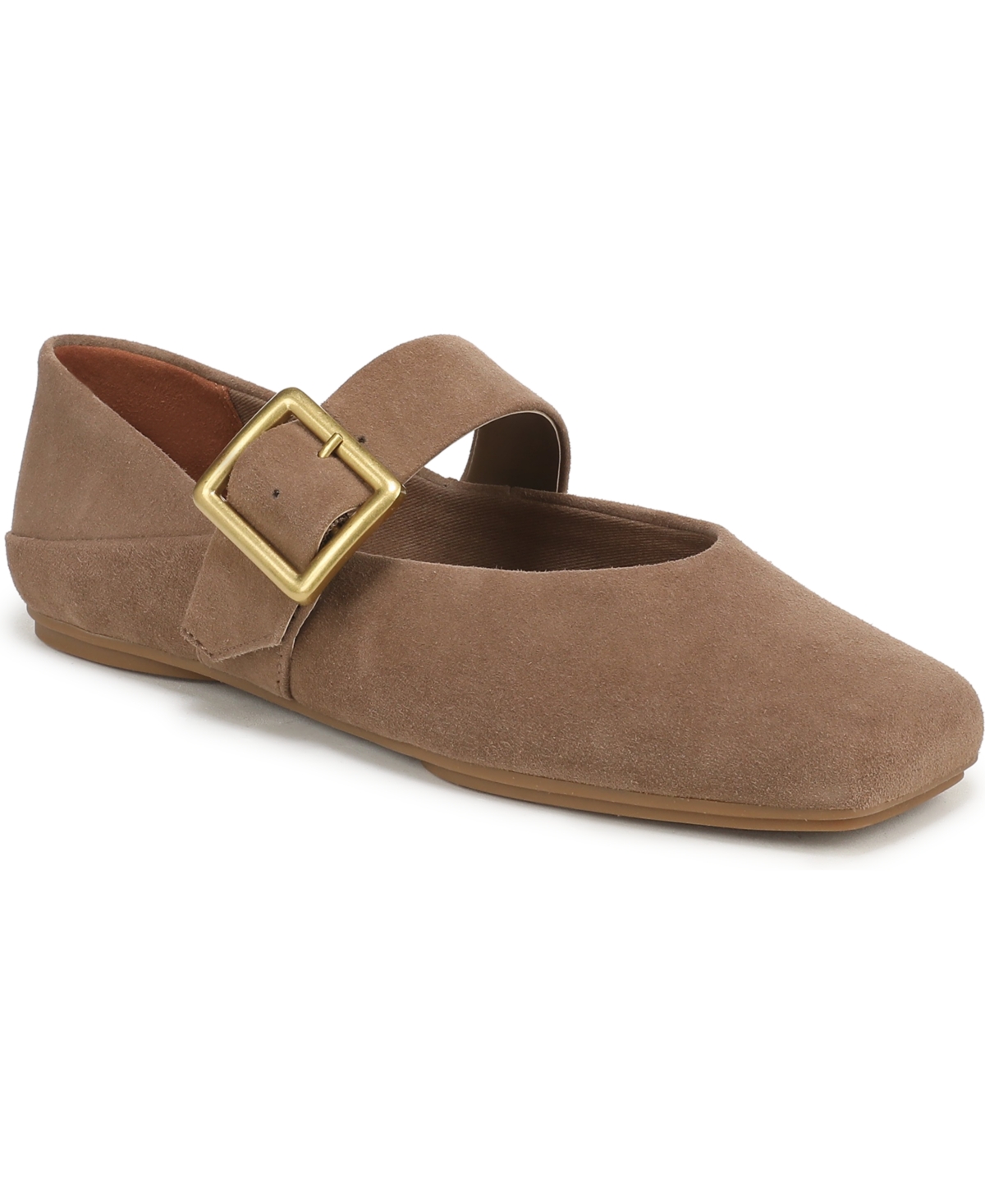 Click here for Franco Sarto Womens Oakes Square Toe Ballerina Fla... prices