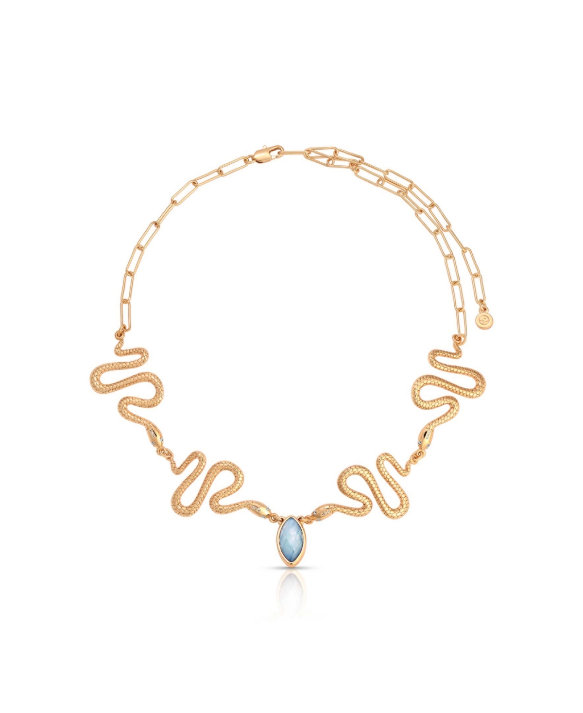 Click here for Ettika Gold-Plated Imitation Pearl Serpentina Chok... prices