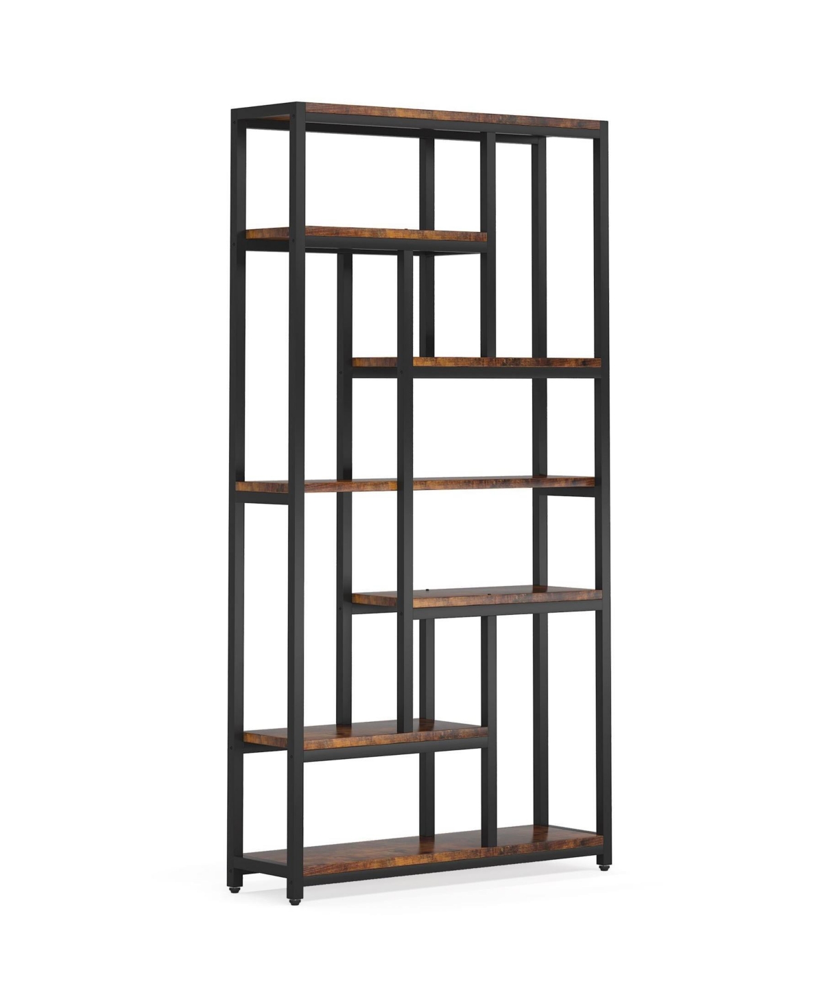 Click here for Slickblue Large 7-Tier Bookcase with 10 Open Displ... prices