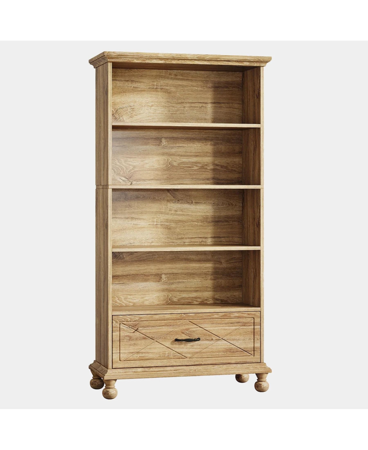 Click here for Slickblue 5 Shelf Bookcase with Drawer 71 Inch Boo... prices