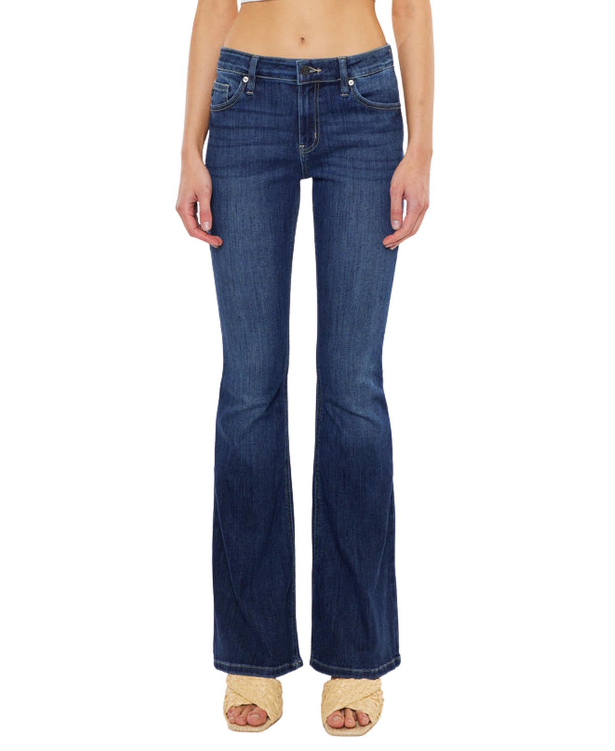 Click here for KanCan Womens Samuel Mid Rise Flare Jeans - Medium... prices