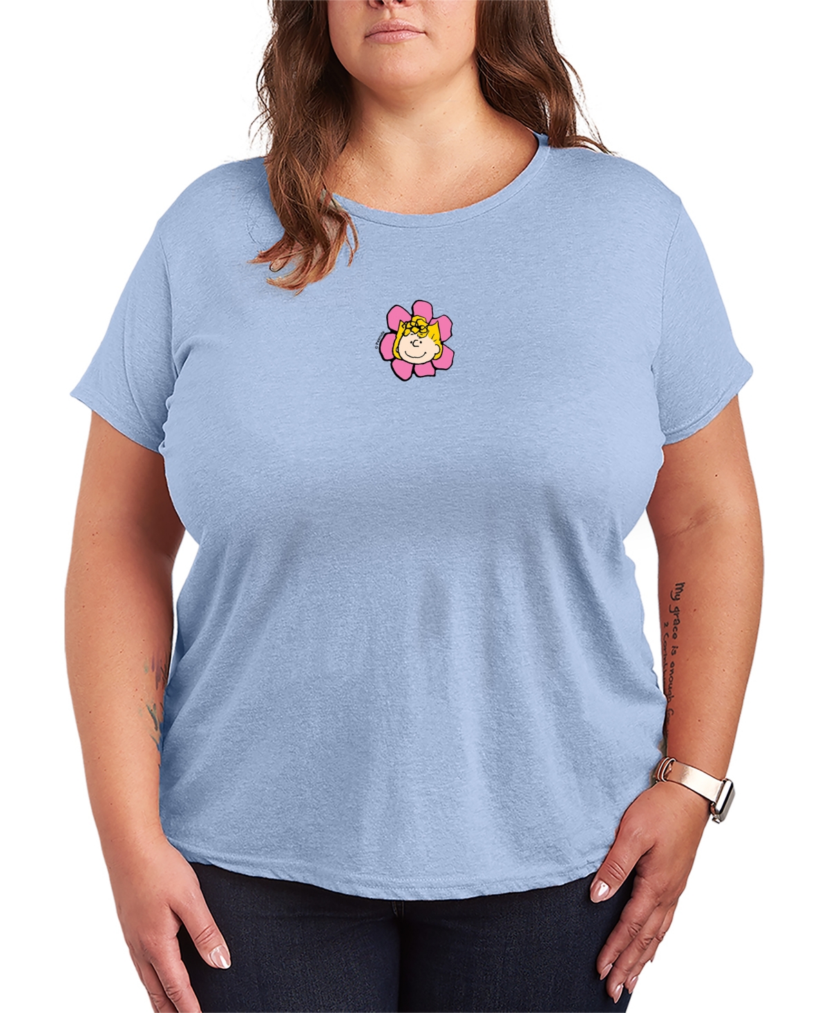 Click here for Hybrid Apparel Plus Size Peanuts Sally Flower Grap... prices