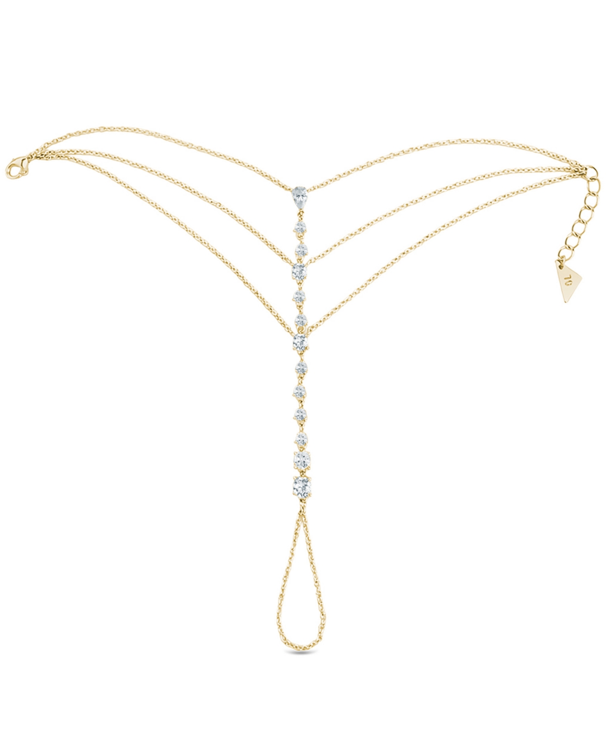 Click here for Sterling Forever Rhodium-Plated Brass Anselma Cubi... prices