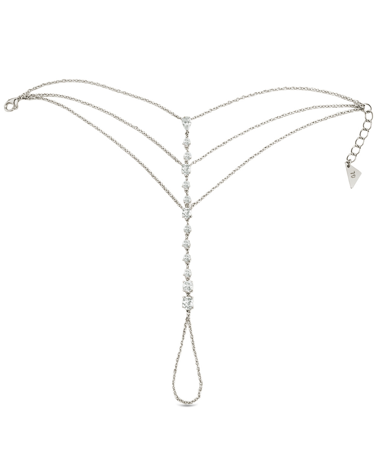 Click here for Sterling Forever Rhodium-Plated Brass Anselma Cubi... prices