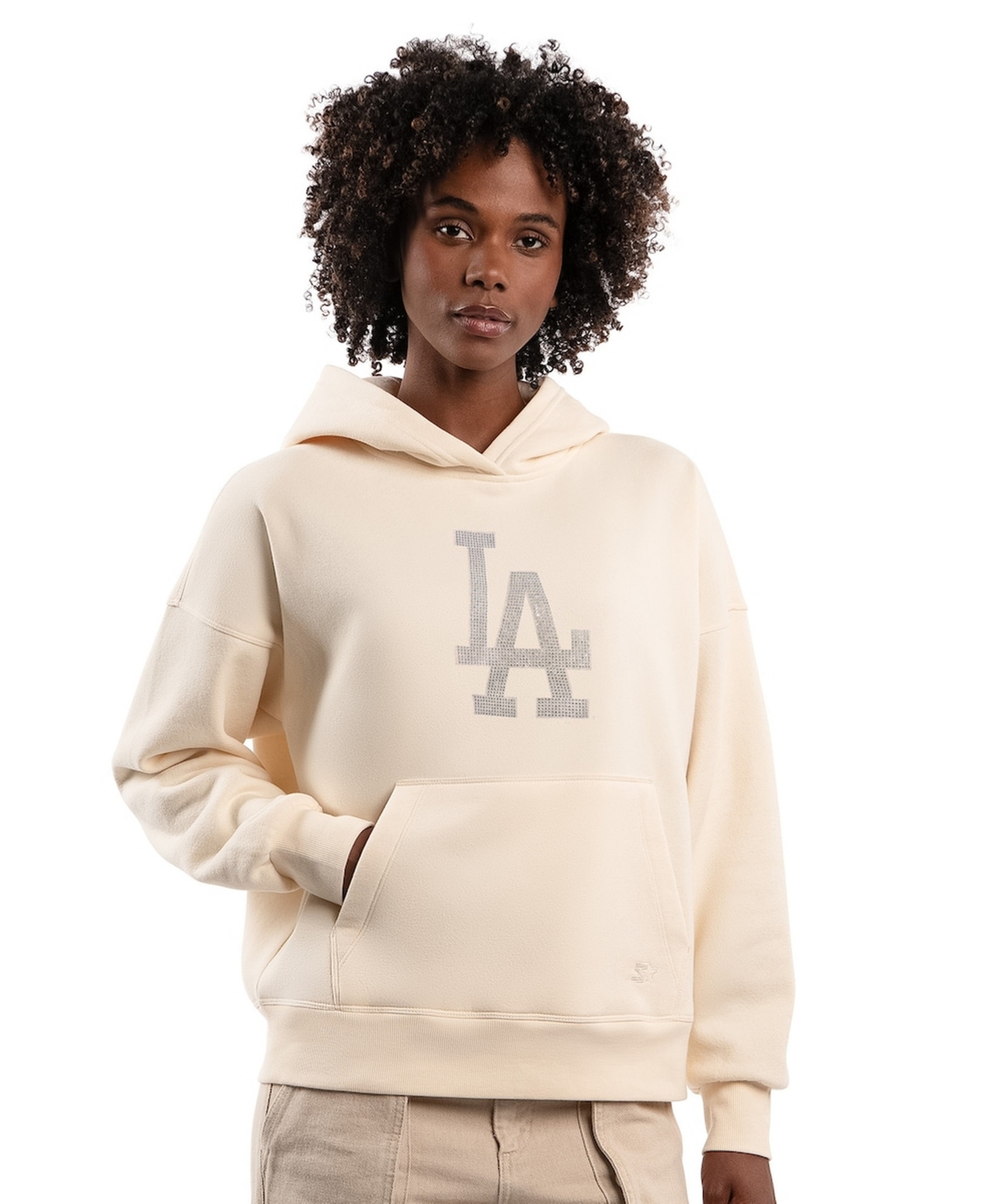 Click here for Starter Womens Cream Los Angeles Dodgers Fleece Rh... prices